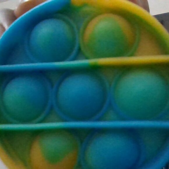 Toys | Yellow Blue And Green Mini Pop It | Poshmark